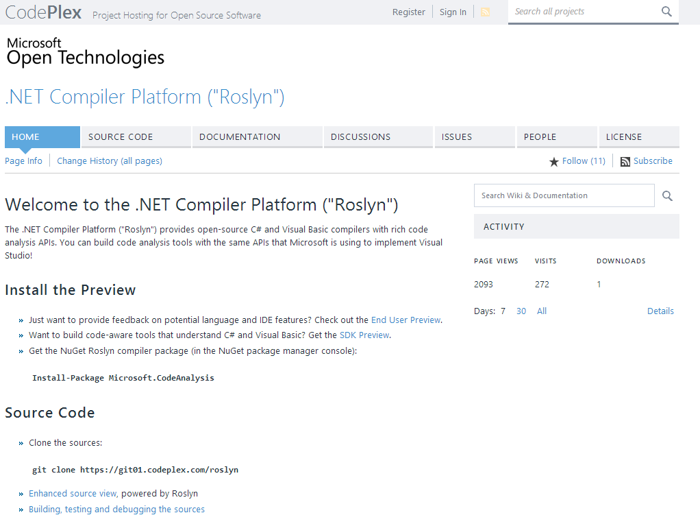 .NET Compiler Platform “Roslyn” がOSSになり、公開されました | OPCDiary